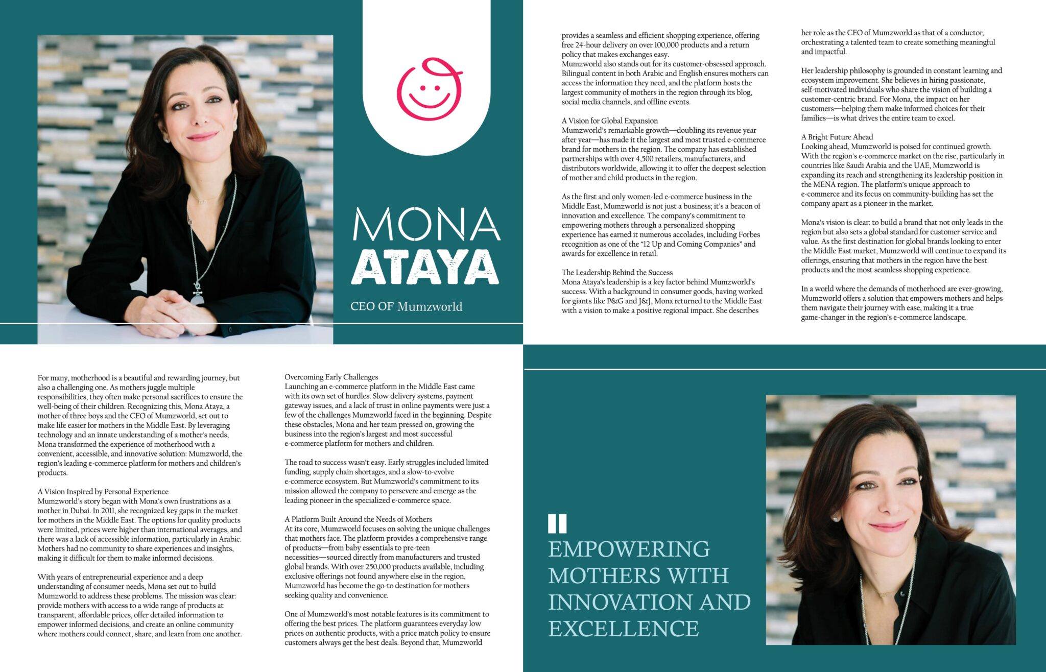 Mona Ataya, CEO of Mumzworld - Iconic Women in Business, 2025 - Enlight ...